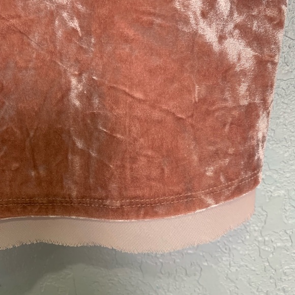 Francesca's Collections | Tops | Francescas Miami Dusty Pink Crushed ...